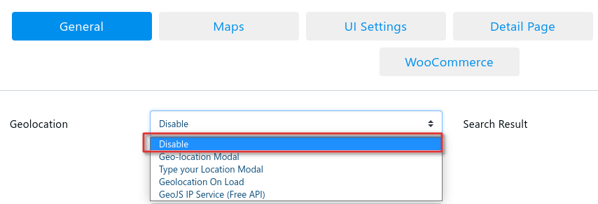 Change the Default Location - Agile Store Locator WordPress Plugin